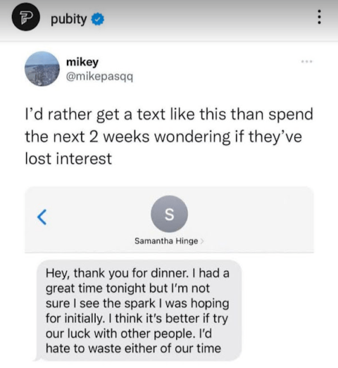 How to tell someone you're not interested: 67 examples - Loopward